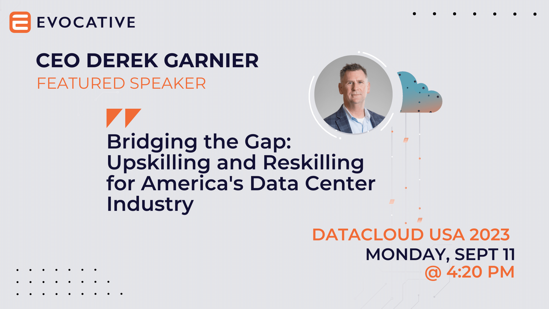 Evocative CEO to Discuss Data Center Workforce Development